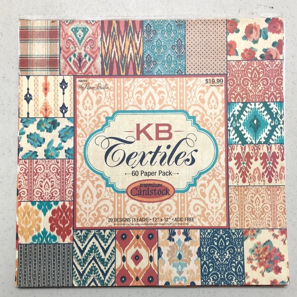 Office | Kb Textiles Cardstock Scrapbook Pages | Poshmark